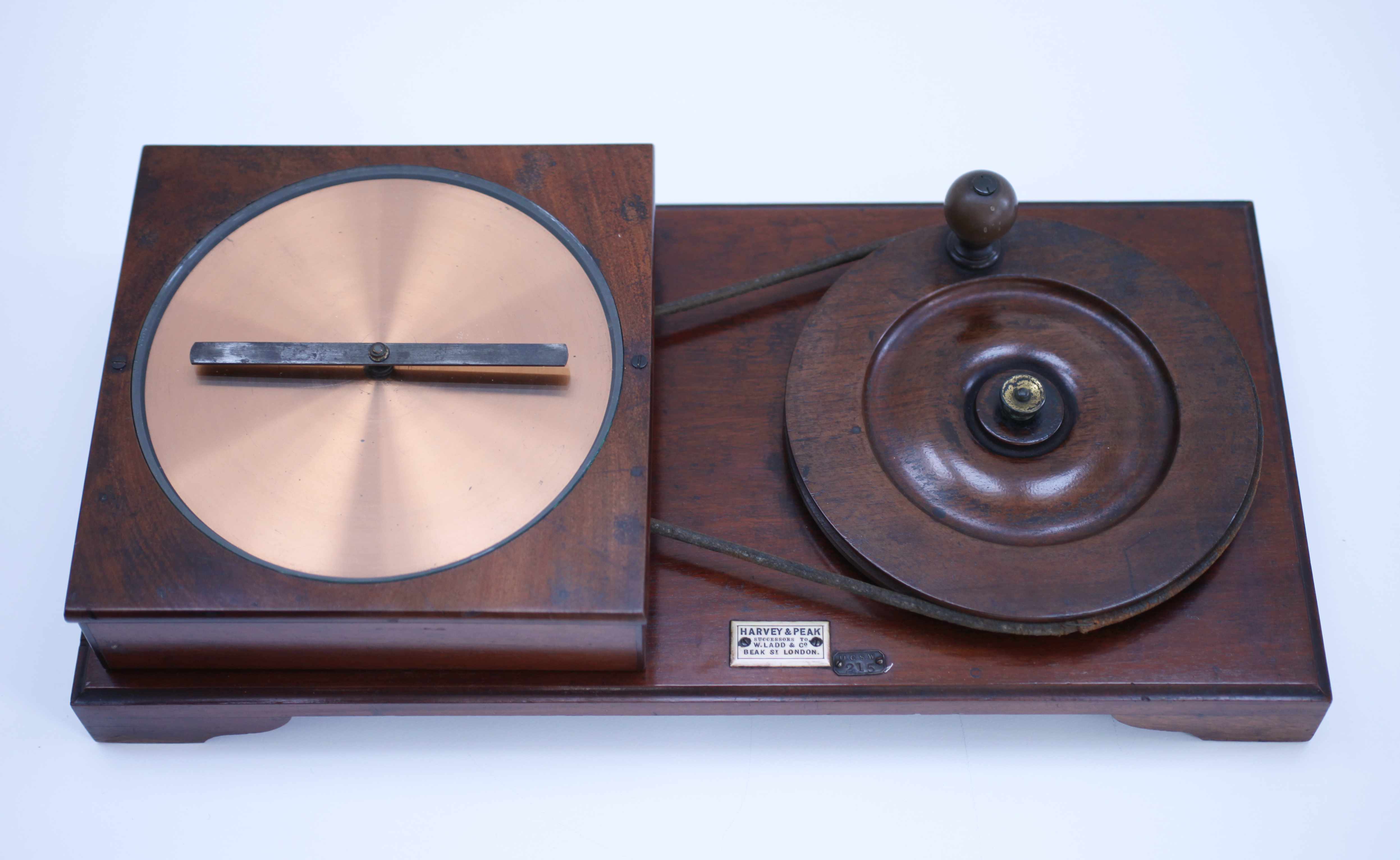 Late Victorian Arago's Disc Physics Demonstration Apparatus by Harvey ...