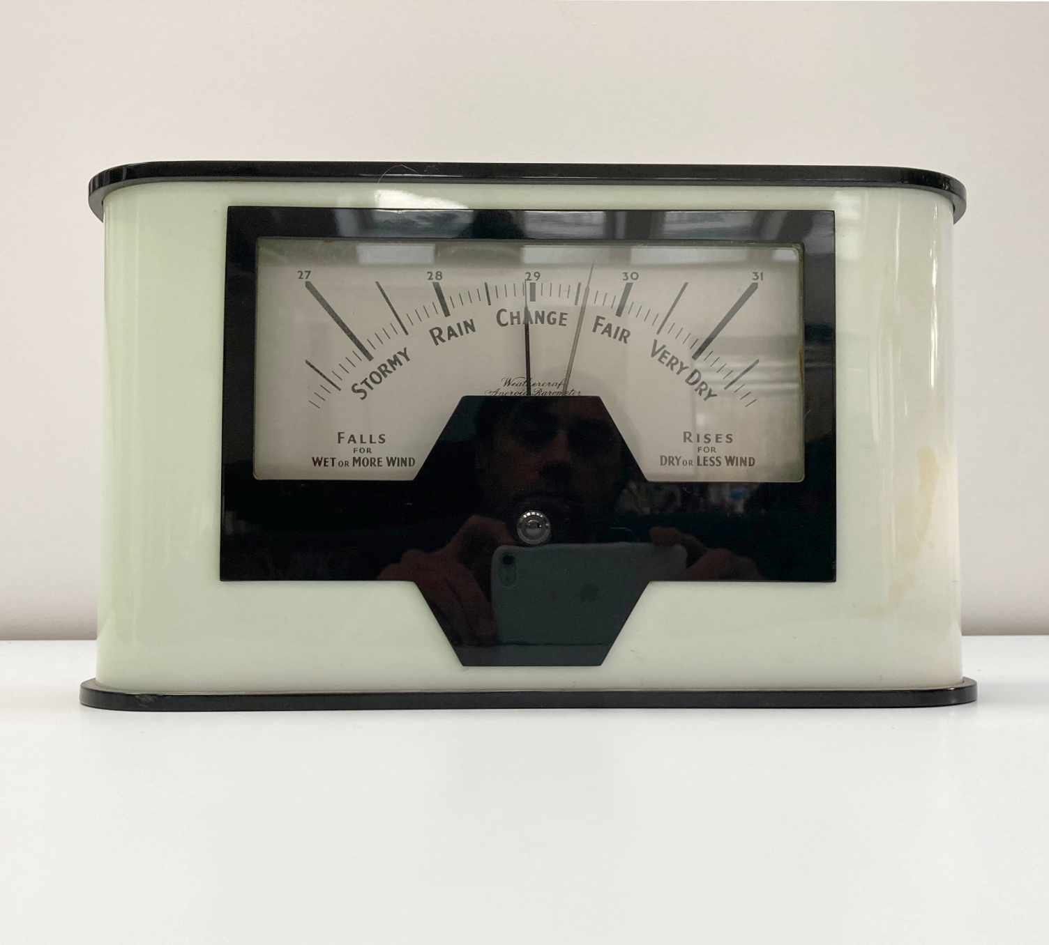 Large Art Deco Aneroid Barometer by Weathercraft – Jason Clarke Antiques