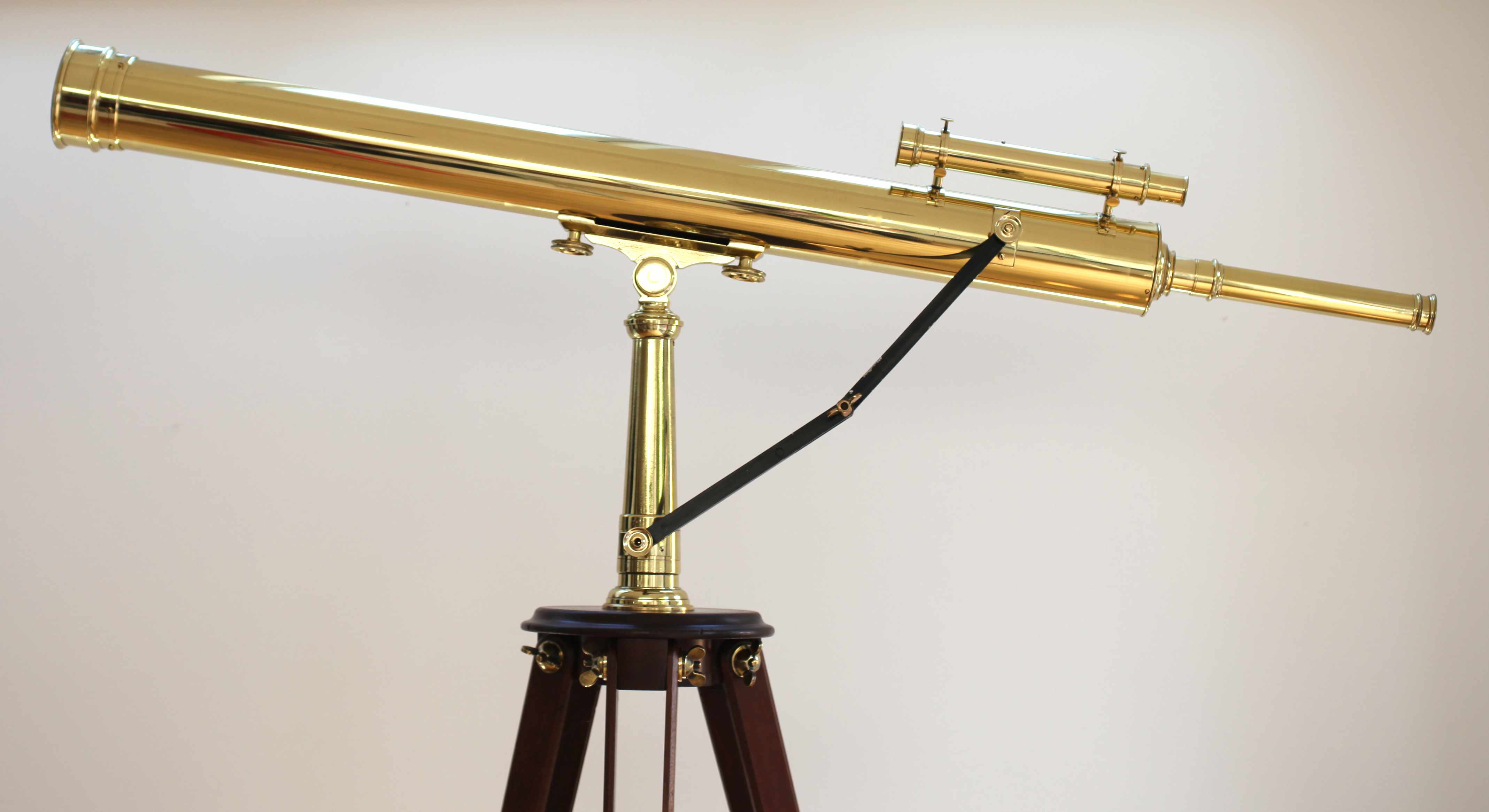 Late Victorian Astronomical Refracting Telescope on Stand by William ...