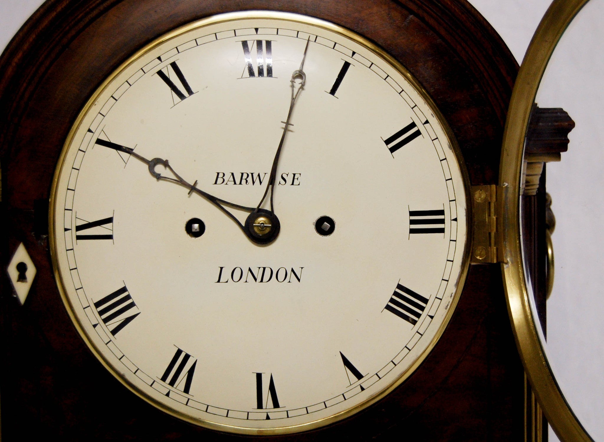 English Regency Double Fusee Bracket Clock with 8" Dial by Barwise ...