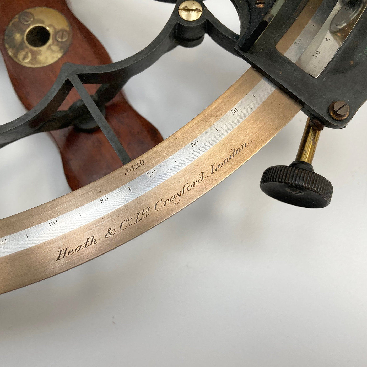 Mark I Bell Pattern Sextant with Full Accessories by Heath & Co of ...