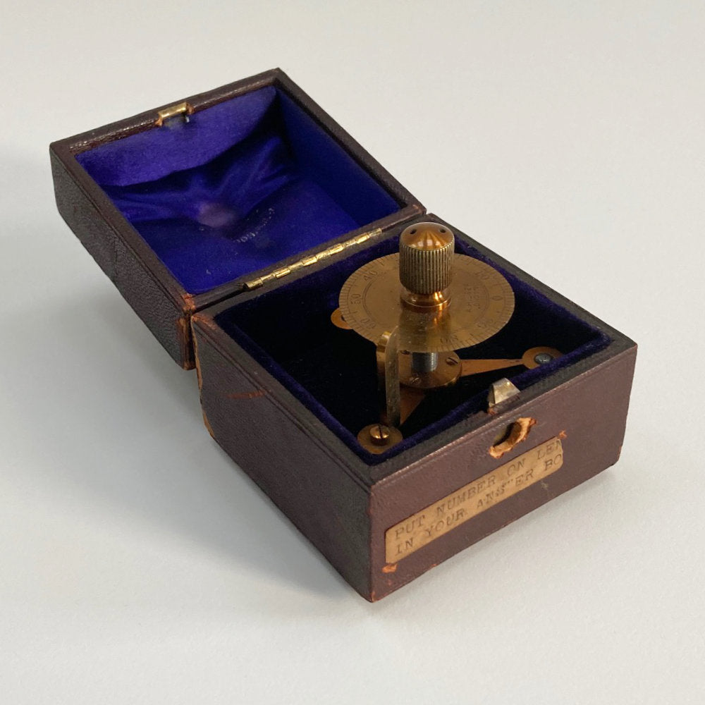 Early Twentieth Century Cased Spherometer by Adam Hilger London – Jason ...