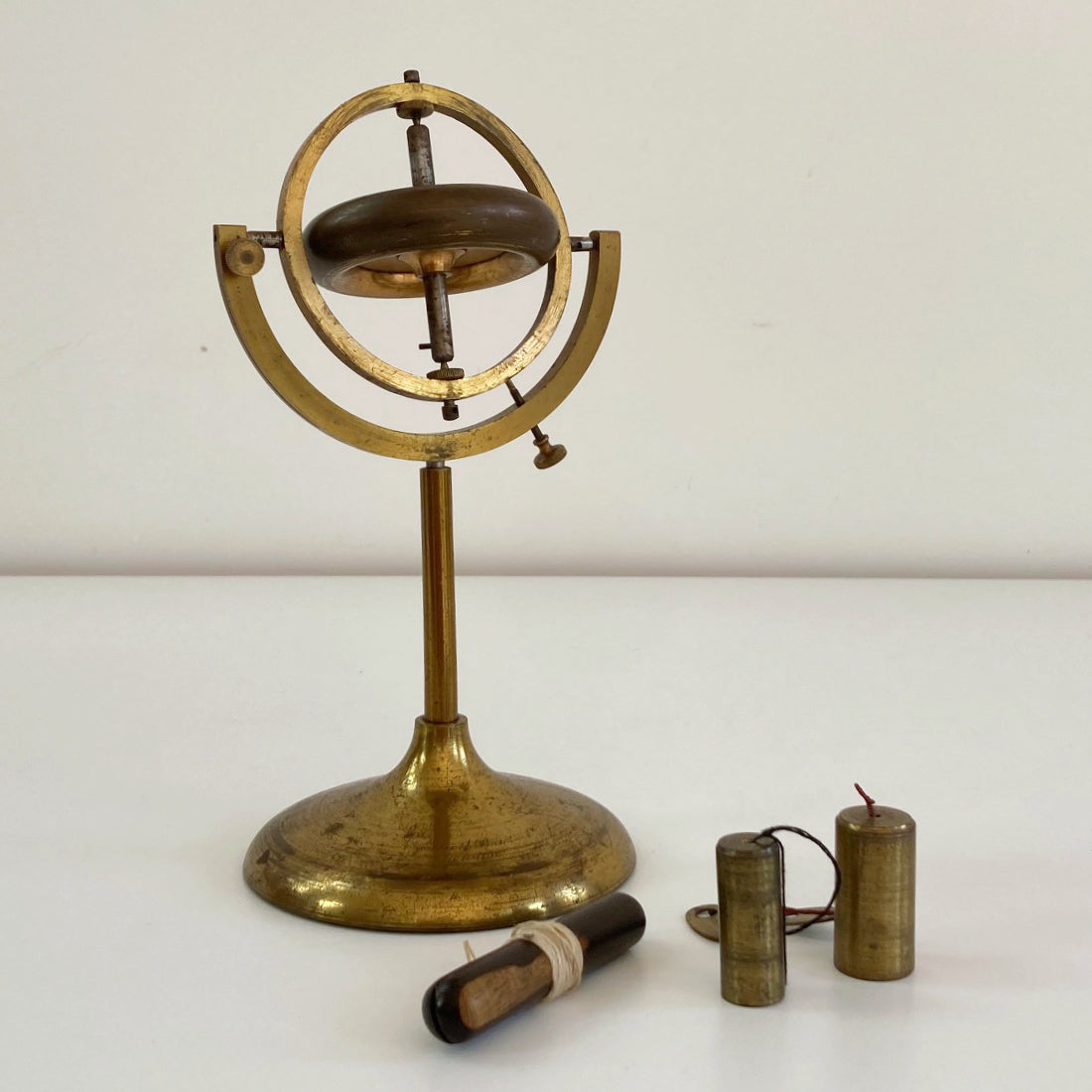Victorian Cased Demonstration Gyroscope by Elliott Brothers London ...