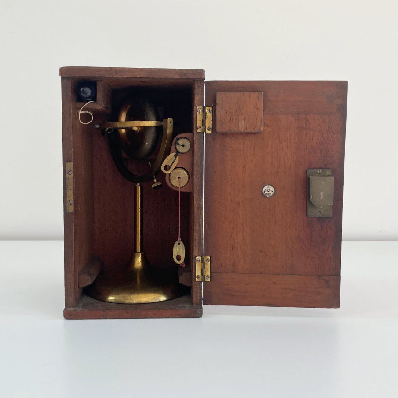 Victorian Cased Demonstration Gyroscope by Elliott Brothers London ...
