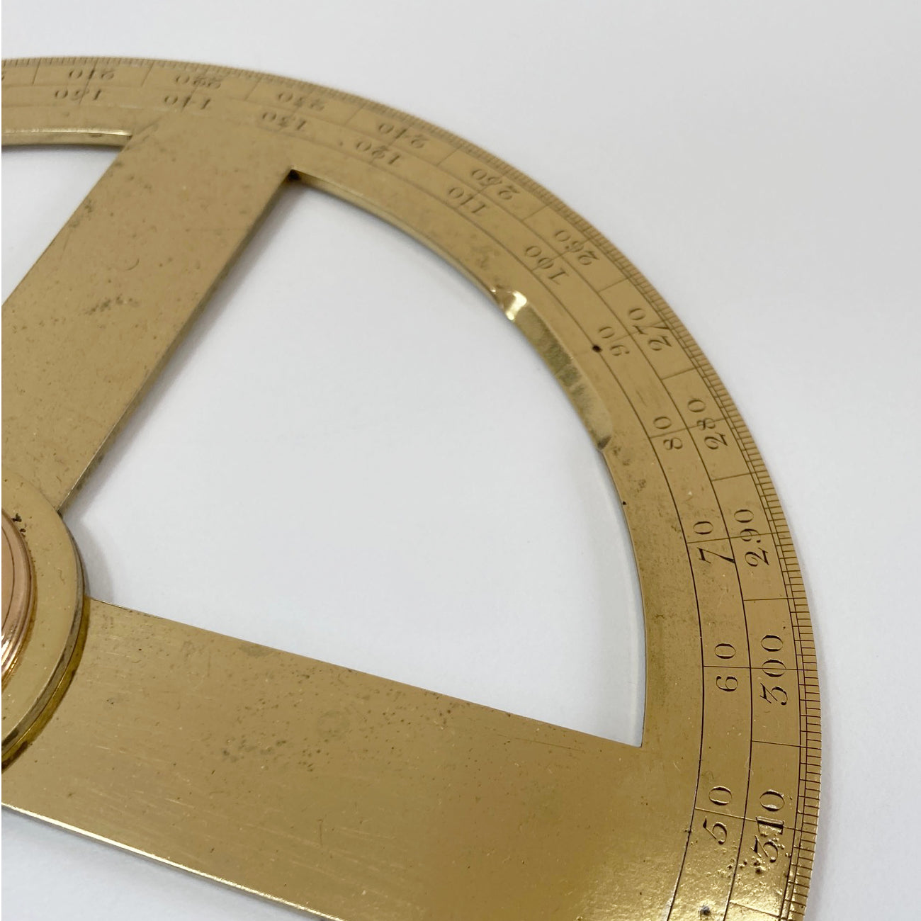 Eighteenth Century Circular Protractor by Benjamin Cole of Fleet Street ...