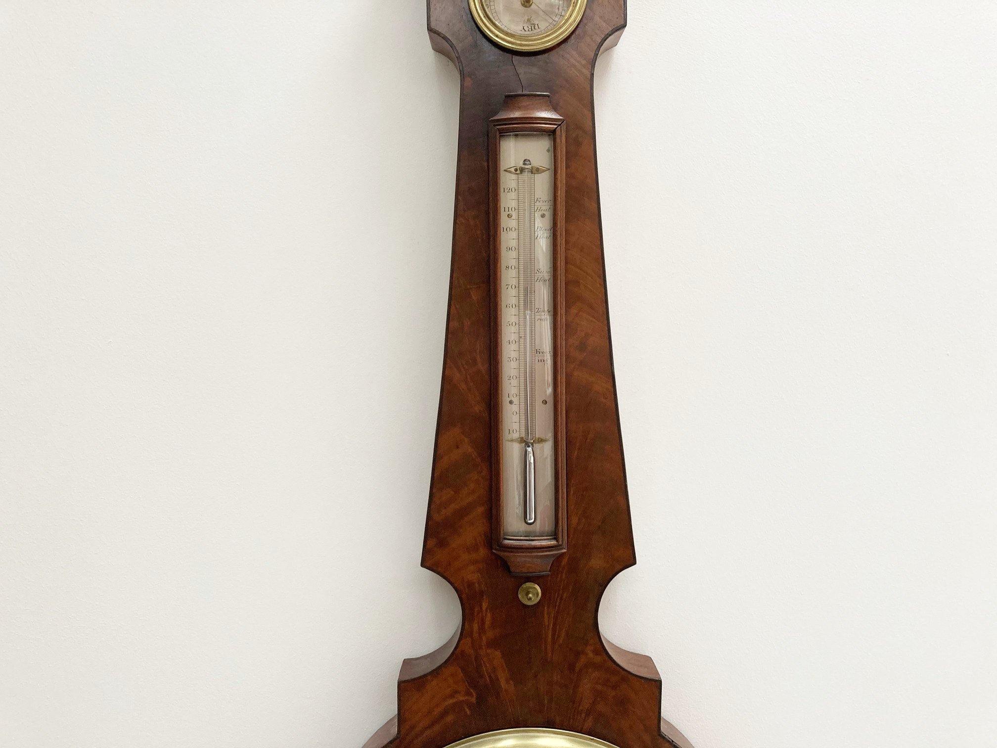 George IV Mahogany Wheel Barometer by Alexander Adie Edinburgh – Jason ...