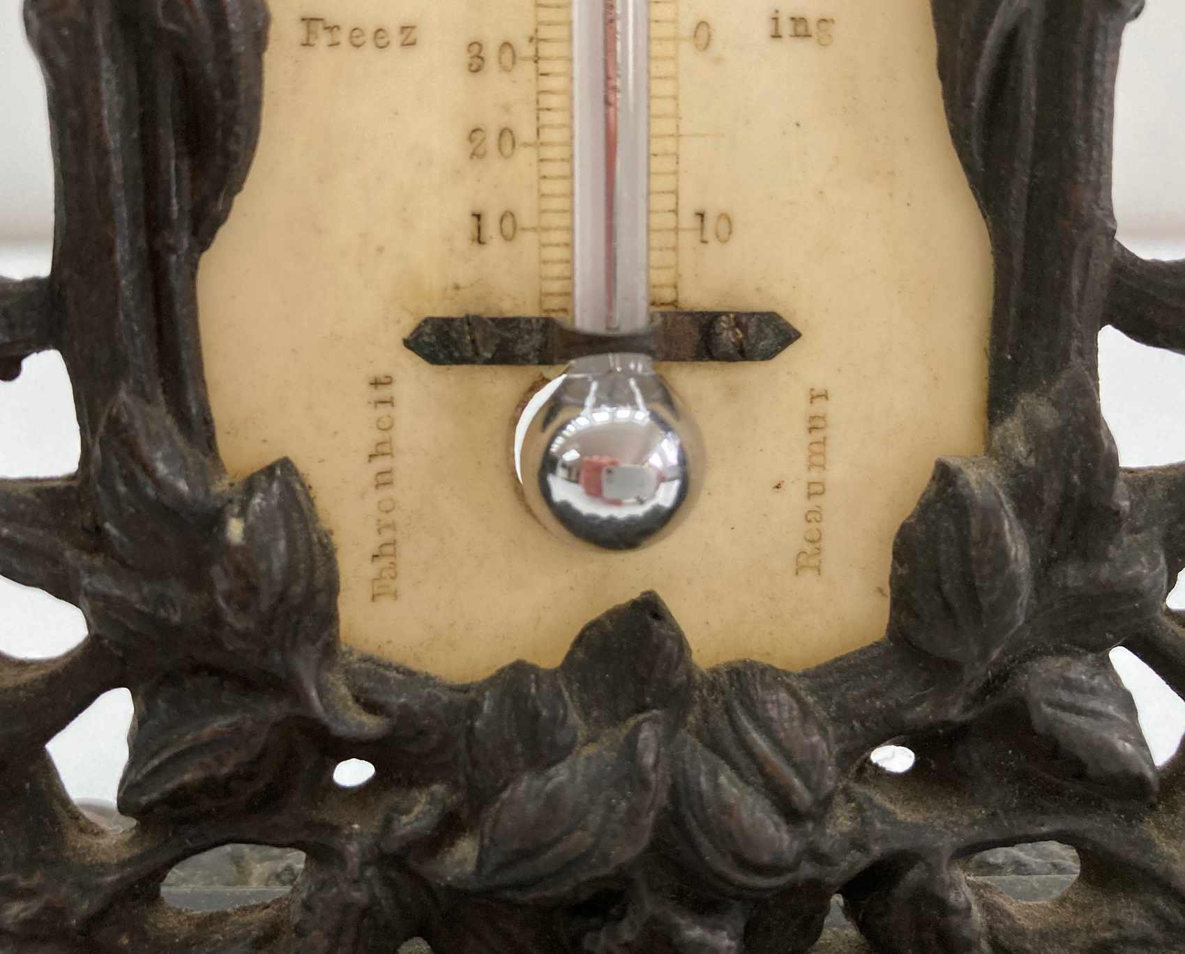 Early Victorian Desk Thermometer by Thomas Buss of Hatton Garden ...