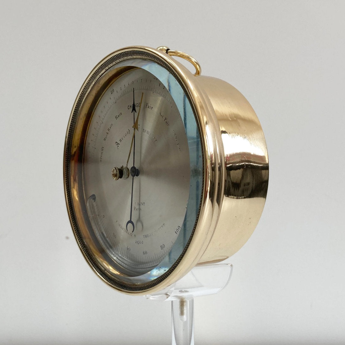 Early Victorian Lucien Vidi Aneroid Barometer by EJ Dent Paris. – Jason ...