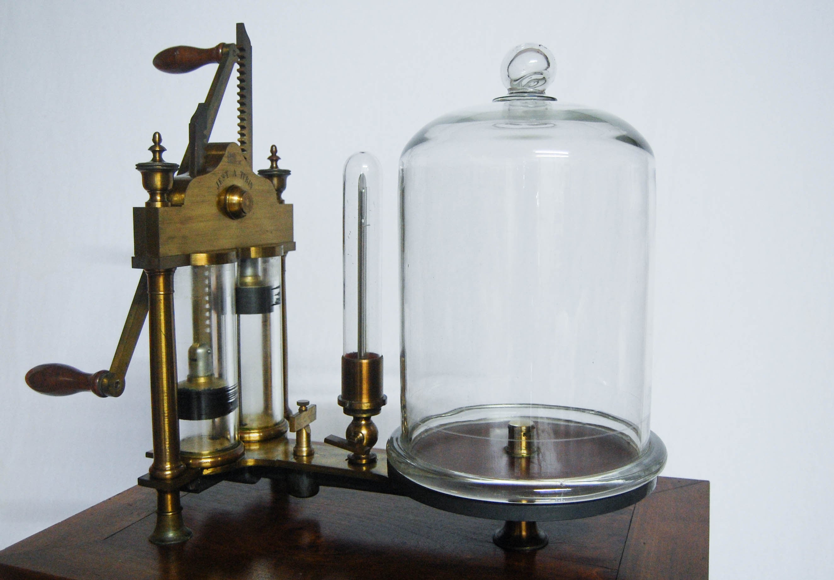 William IV Period Table Mounted Vacuum Air Pump by Enrico Federico Jest ...