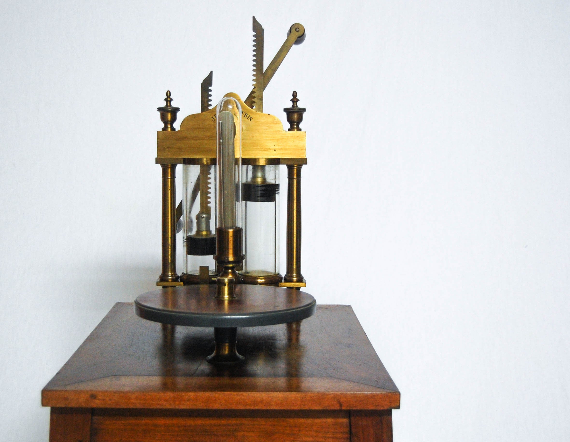 William IV Period Table Mounted Vacuum Air Pump by Enrico Federico Jest ...