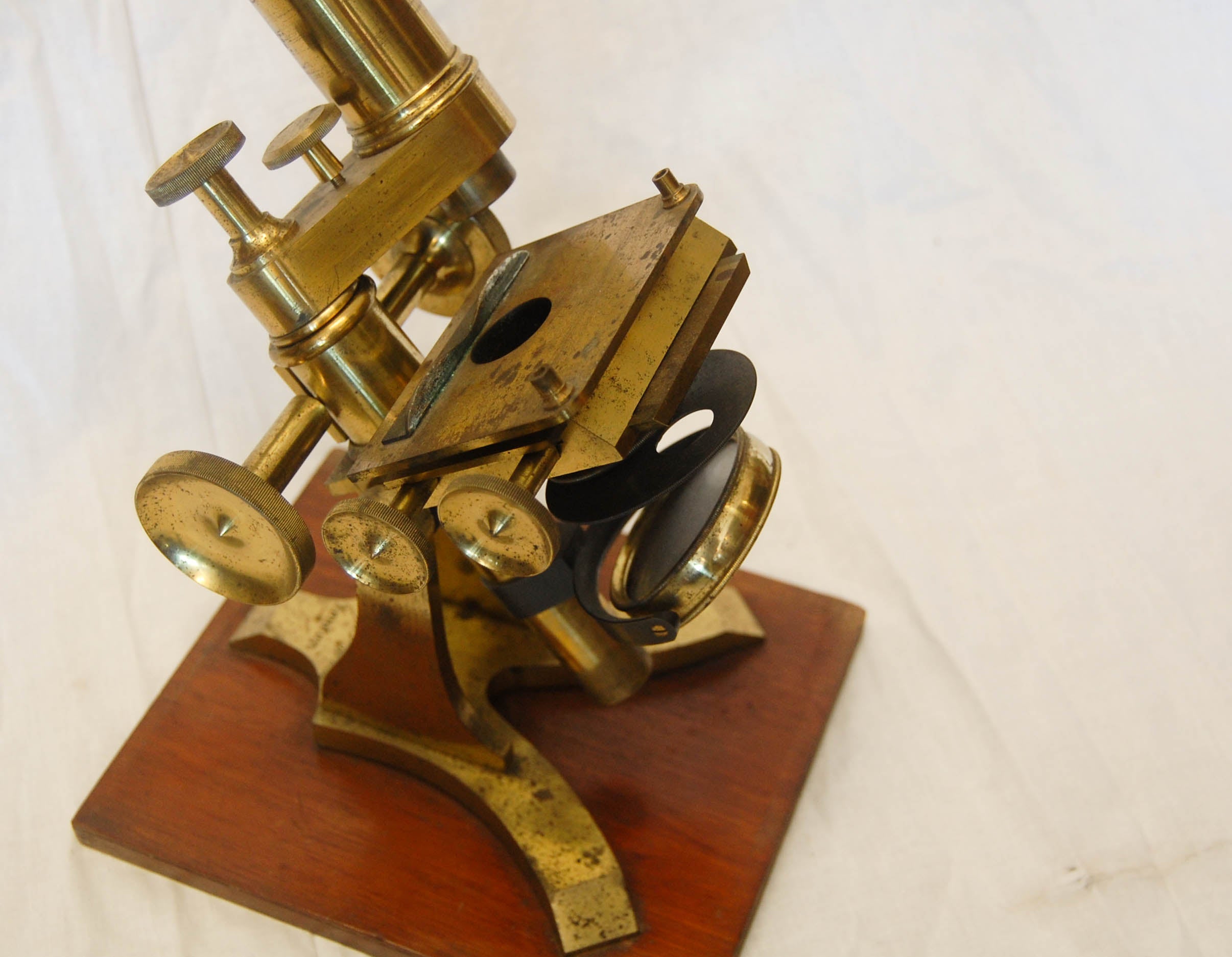 Victorian Cased Monocular Microscope by Watson & Son of 313 High ...