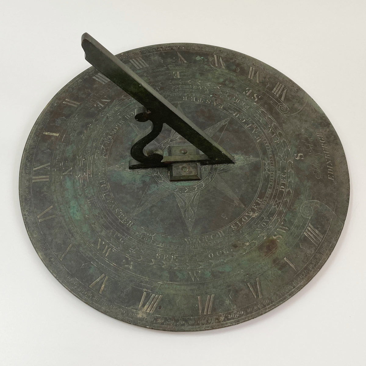 Very Large Early Nineteenth Century Sun Dial by Adie & Son Edinburgh ...