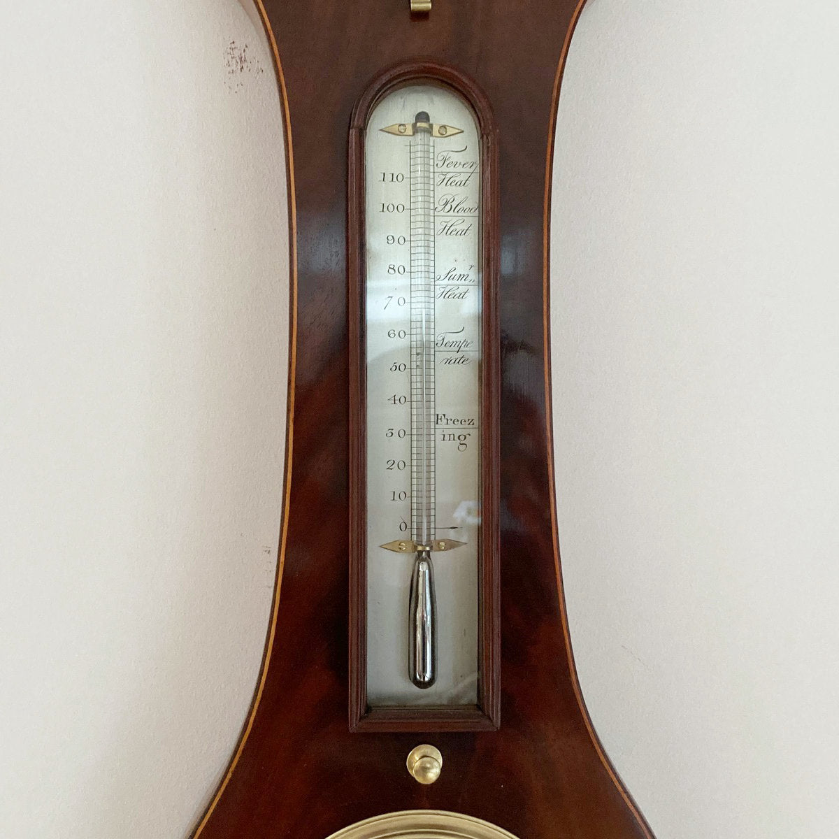 George IV Clock Wheel Barometer for Tarelli of Northampton with ...