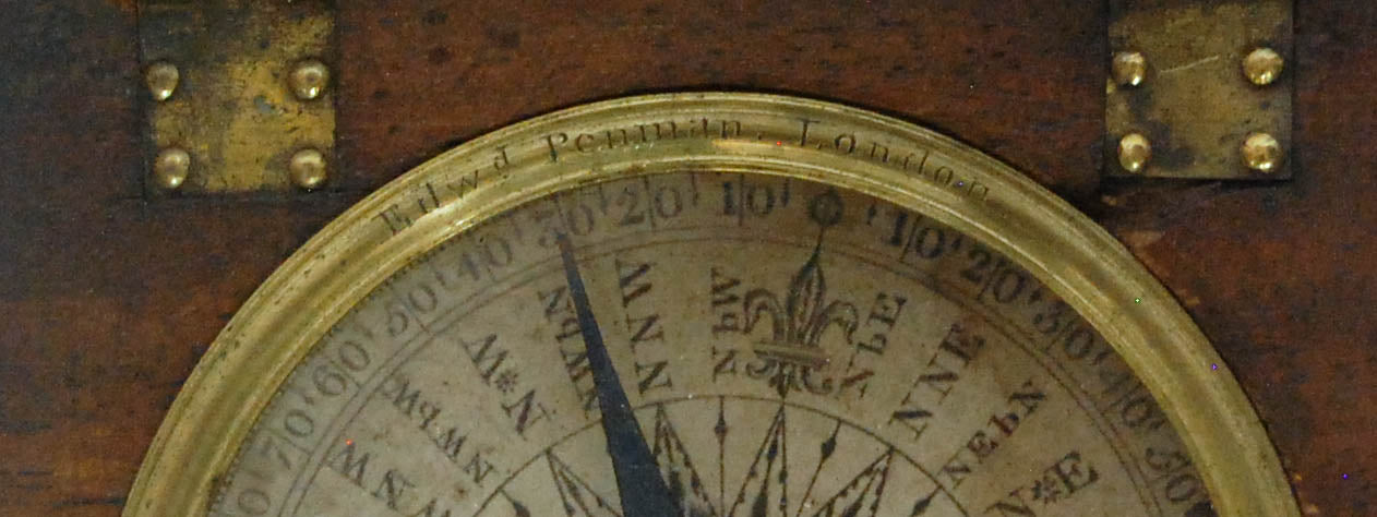 Late Eighteenth Century Cased Travelling Compass by Edward Penman ...