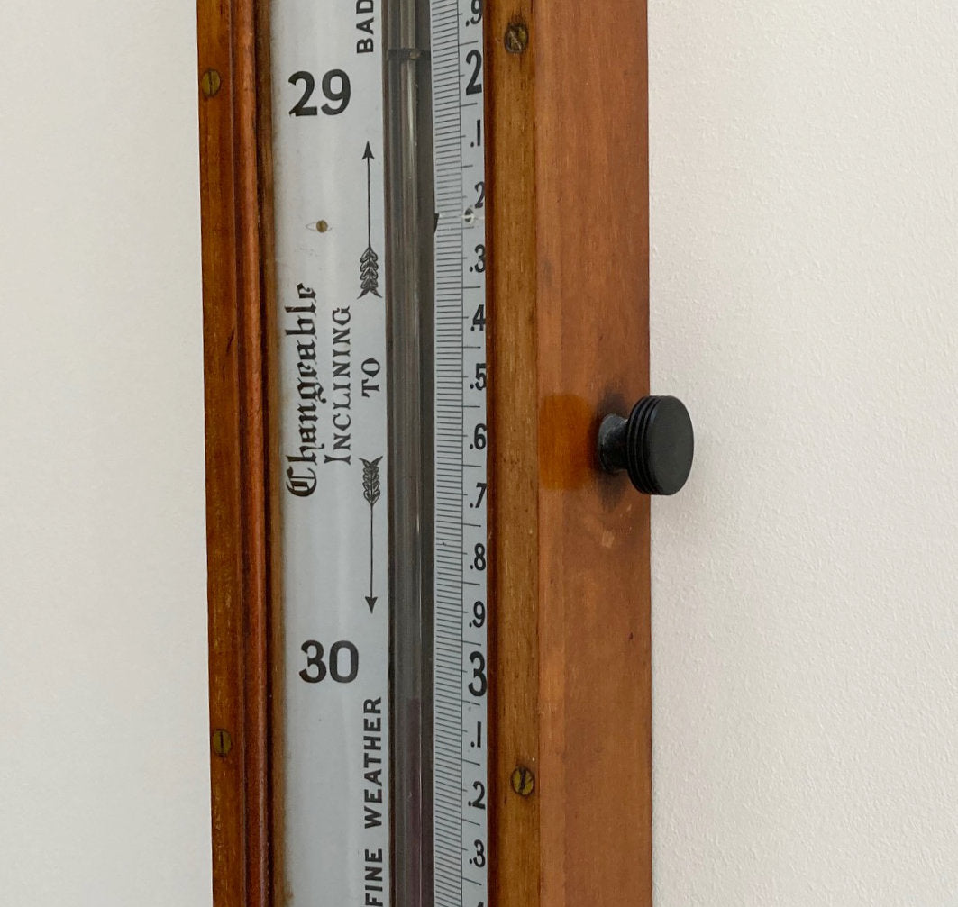 Victorian Long Range Glycerine Barometer by Negretti & Zambra London ...