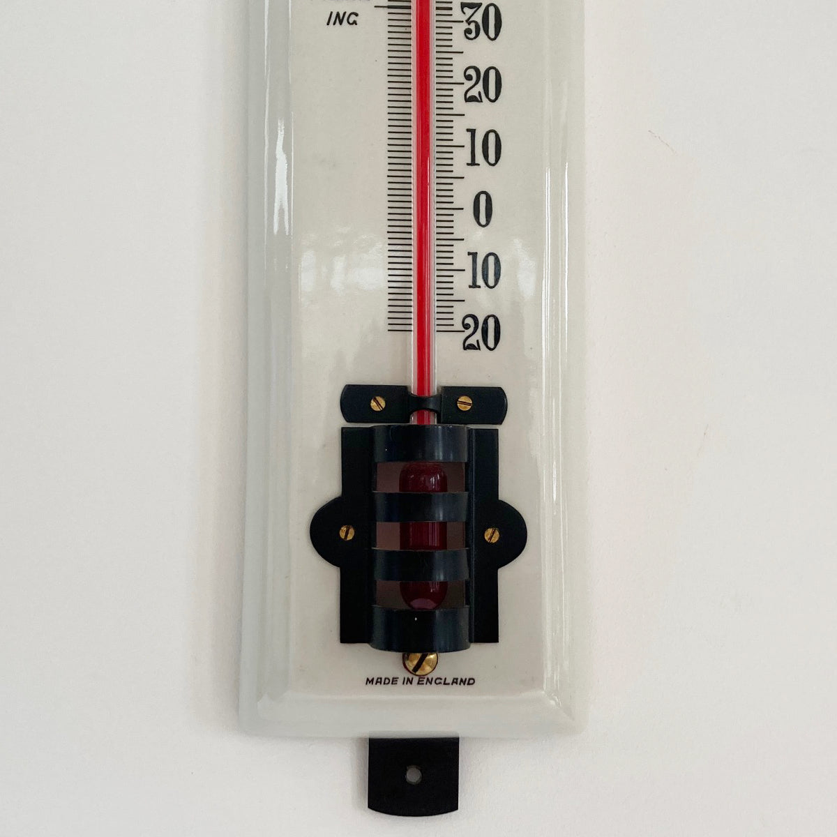 Victorian Large Scale Porcelain Wall thermometer by Negretti & Zambra ...