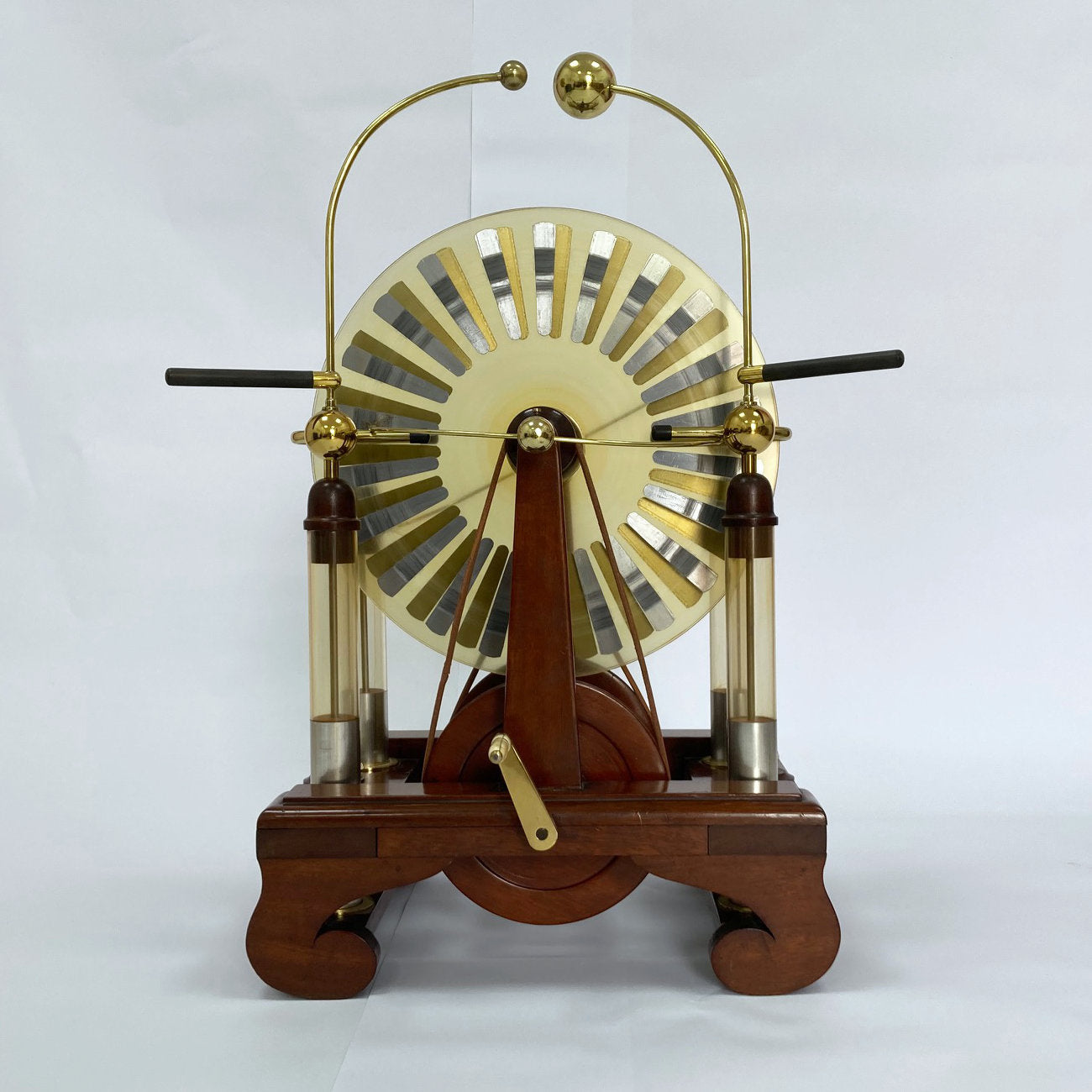 Very Large Late Victorian Wimshurst Machine with Four Leyden Jars ...