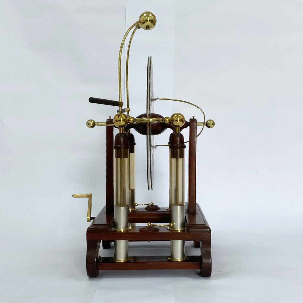 Very Large Late Victorian Wimshurst Machine with Four Leyden Jars ...
