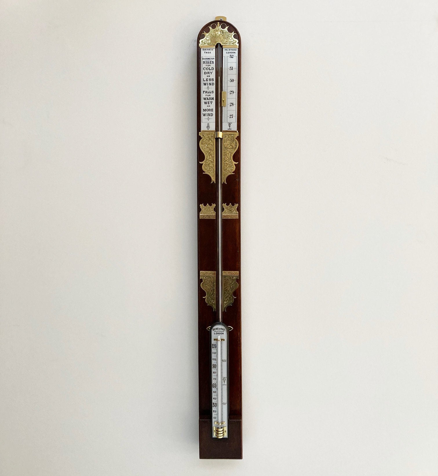 Late Victorian Stick Barometer by Dring & Fage of London – Jason Clarke ...