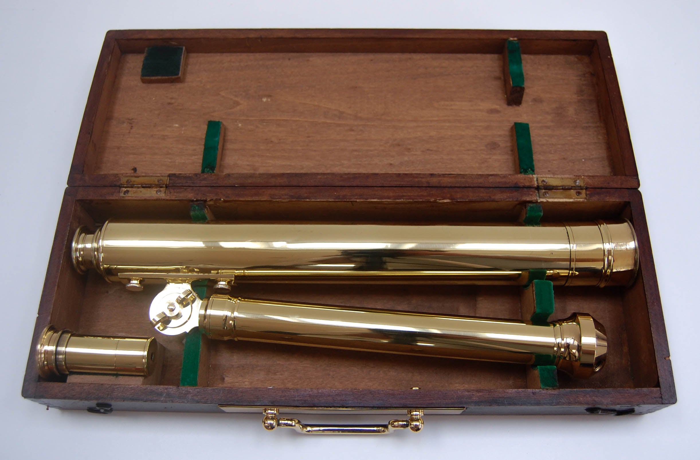 Victorian Cased Portable Desktop Telescope on Stand by Aitchison London ...