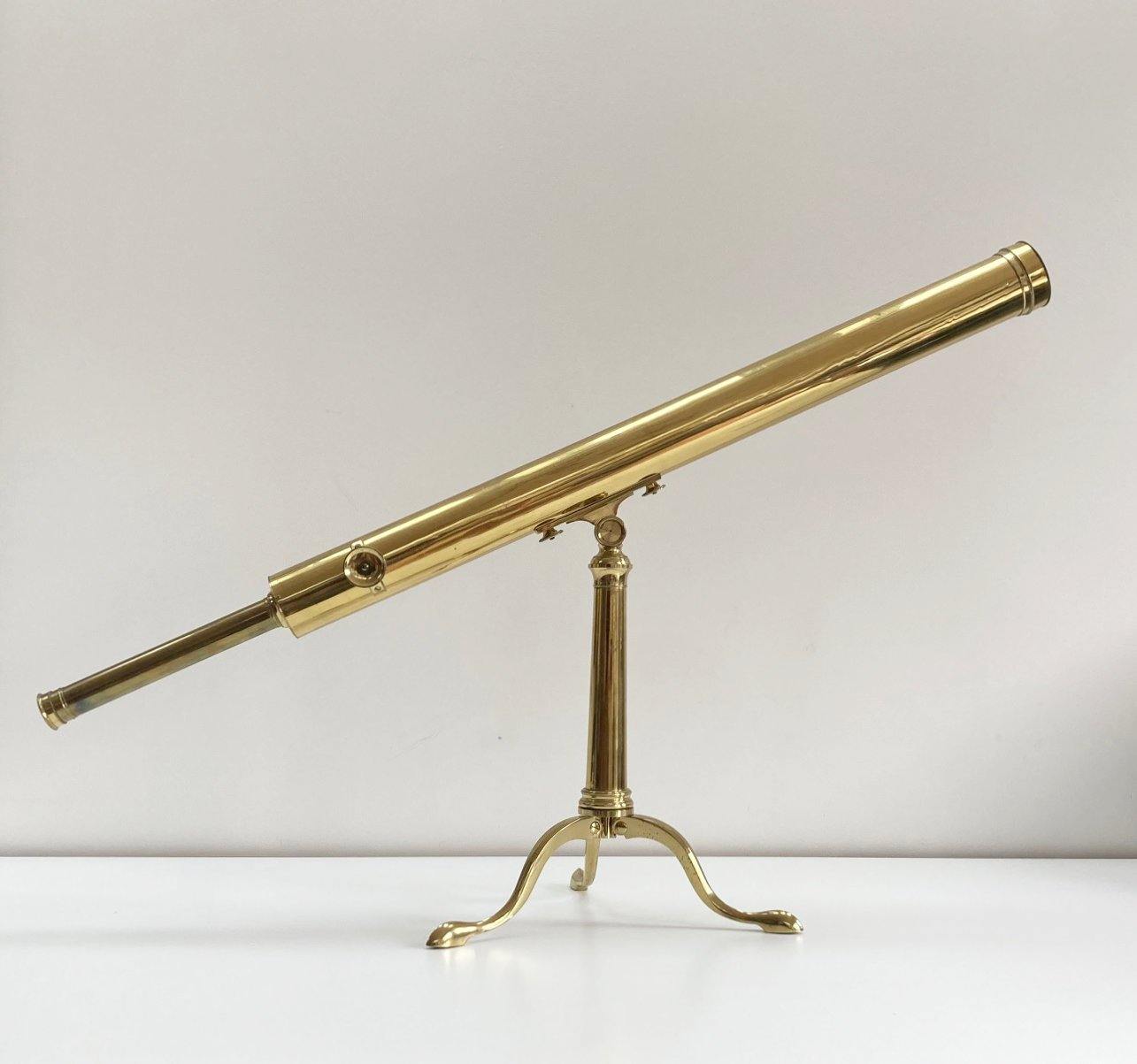 Early Nineteenth Century Library Telescope on Stand by Thomas Harris ...