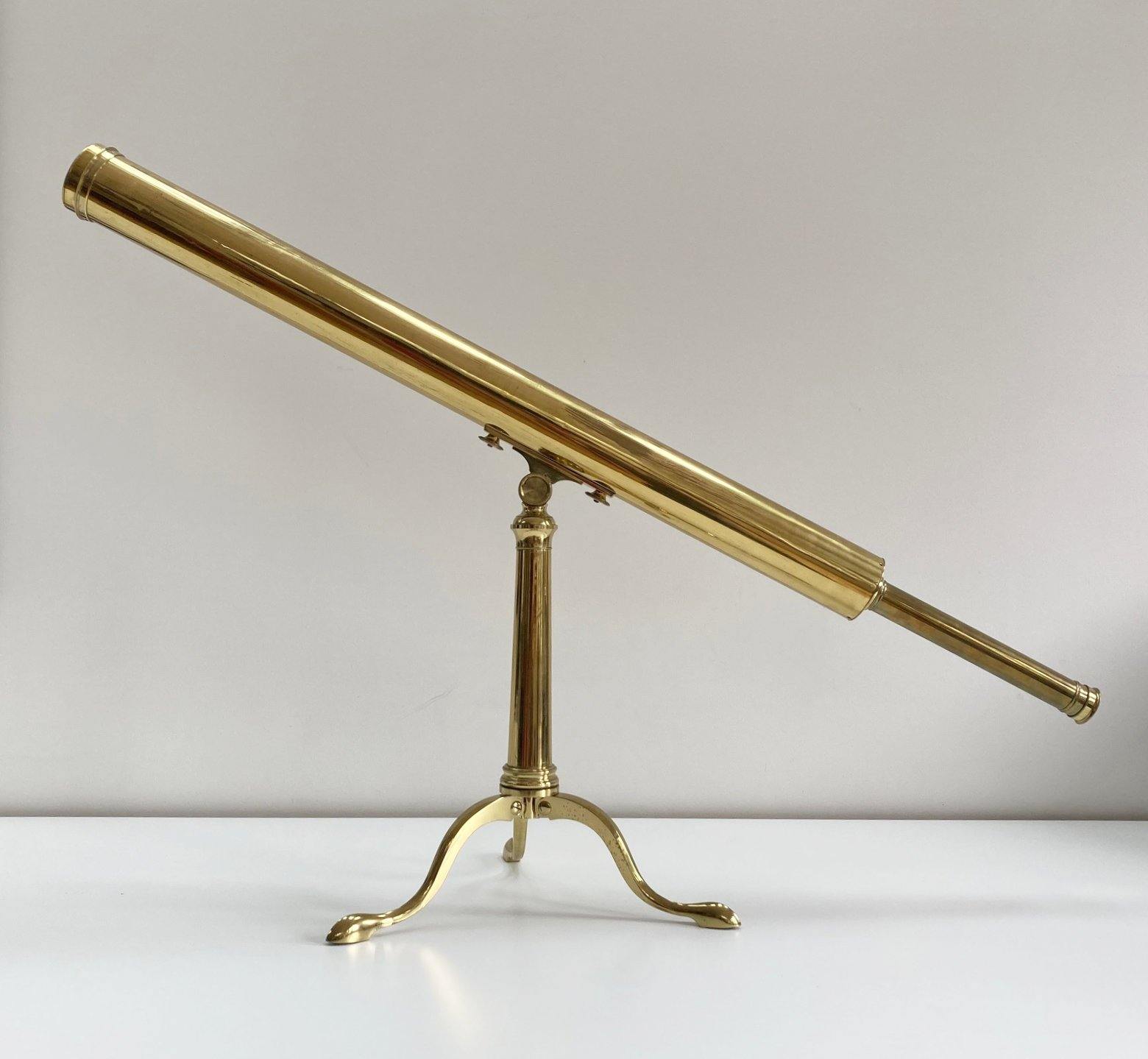 Early Nineteenth Century Library Telescope on Stand by Thomas Harris ...