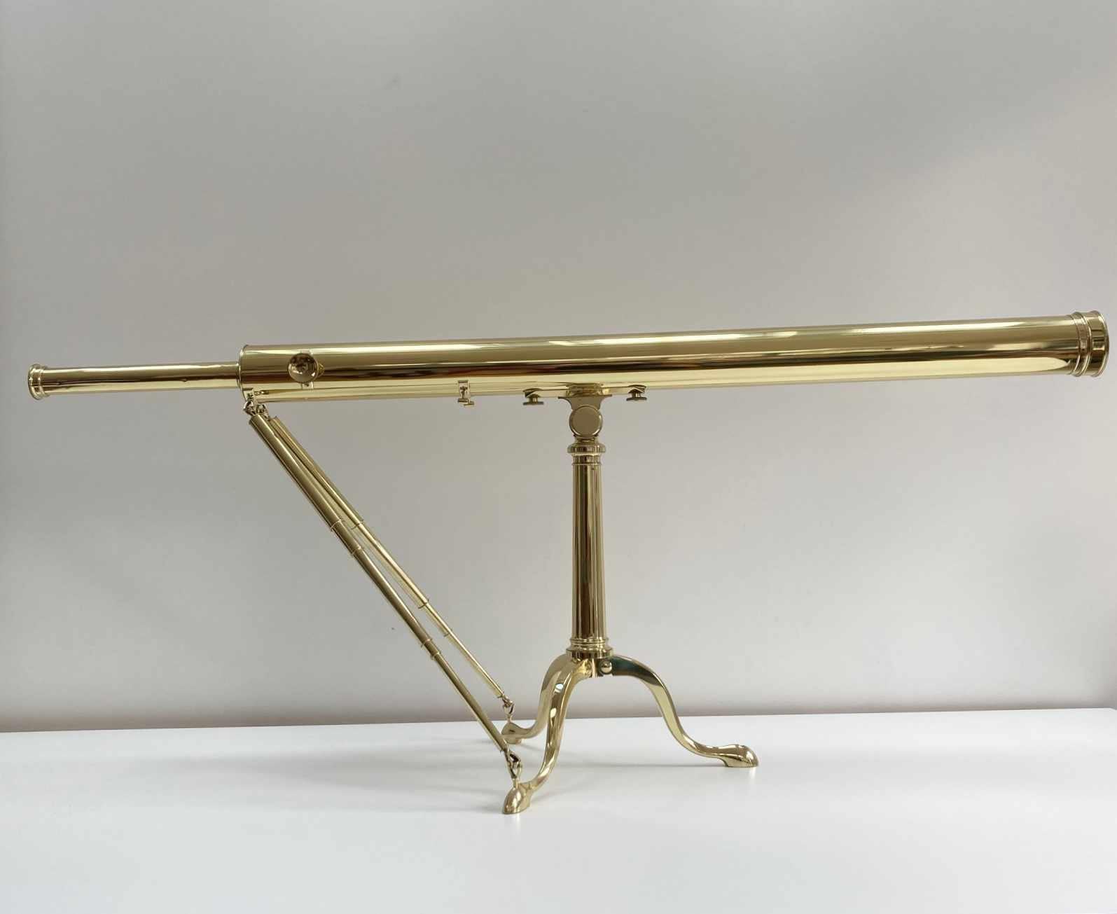 Early Nineteenth Century Cased Library Telescope on Stand by Thomas ...