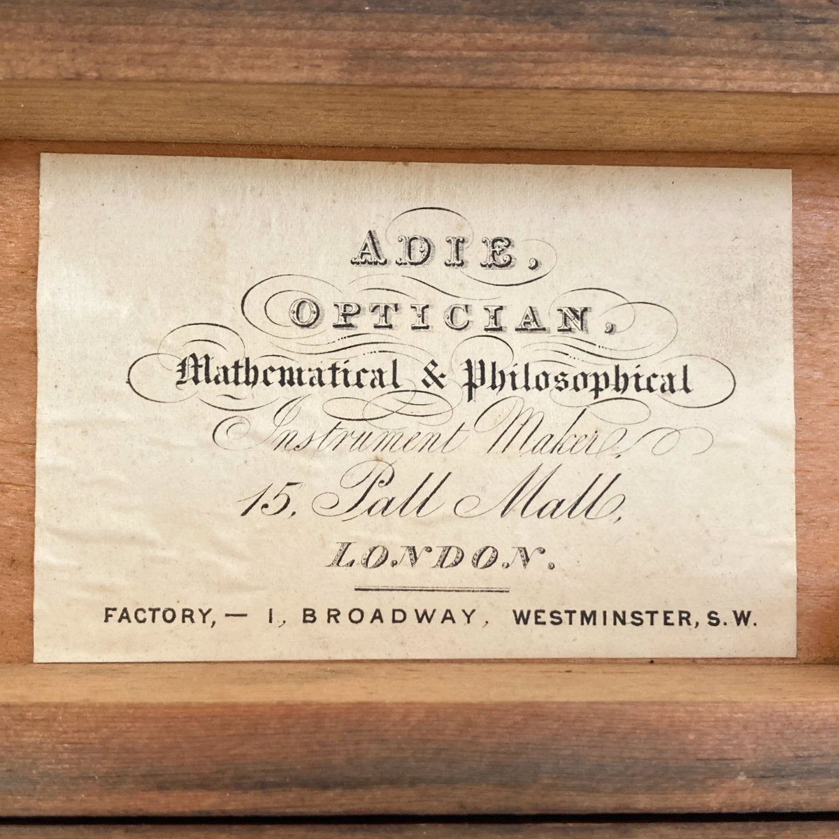 Victorian Kew Pattern Marine Barometer by Adie with Met Office ...