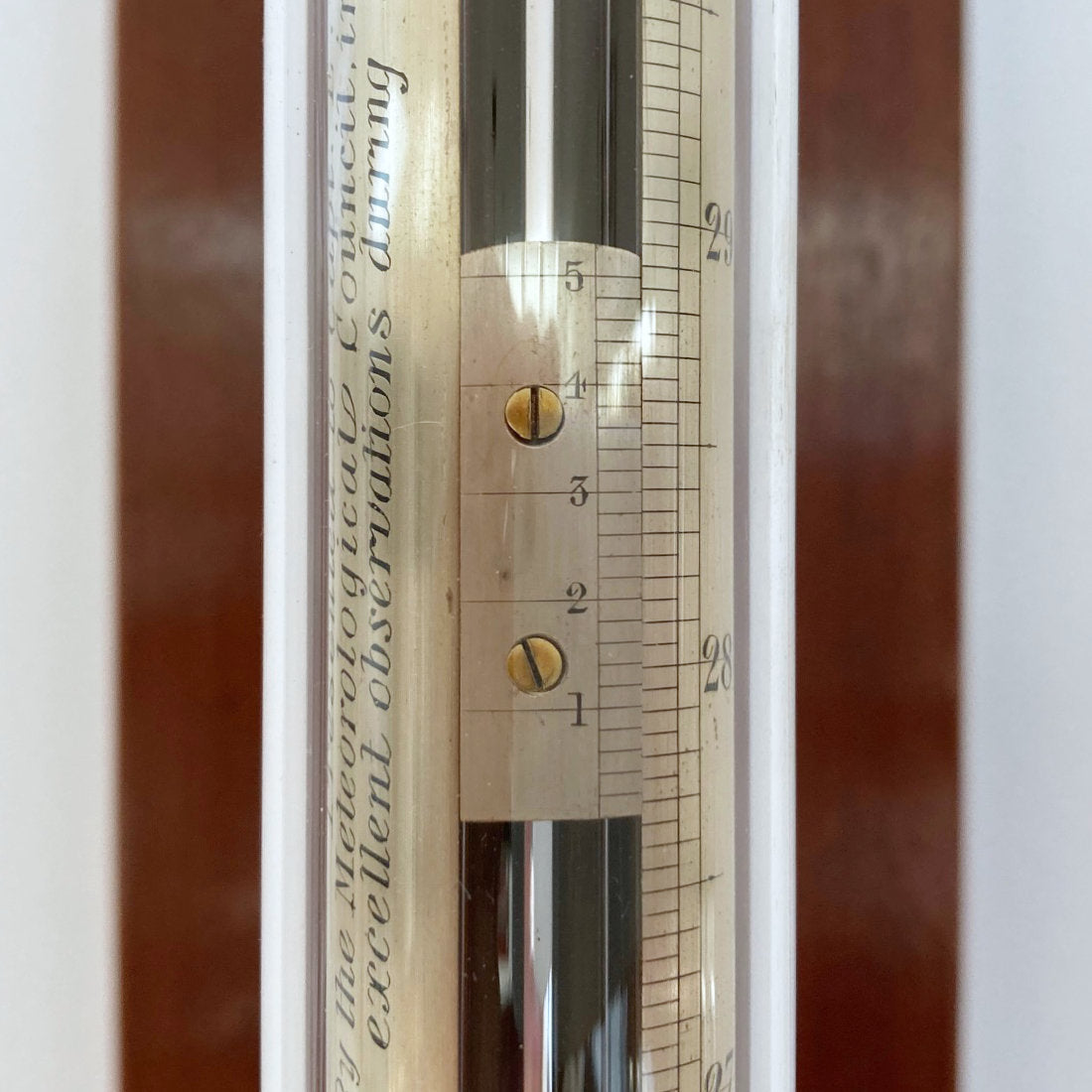 Victorian Kew Pattern Marine Barometer by Adie with Met Office ...