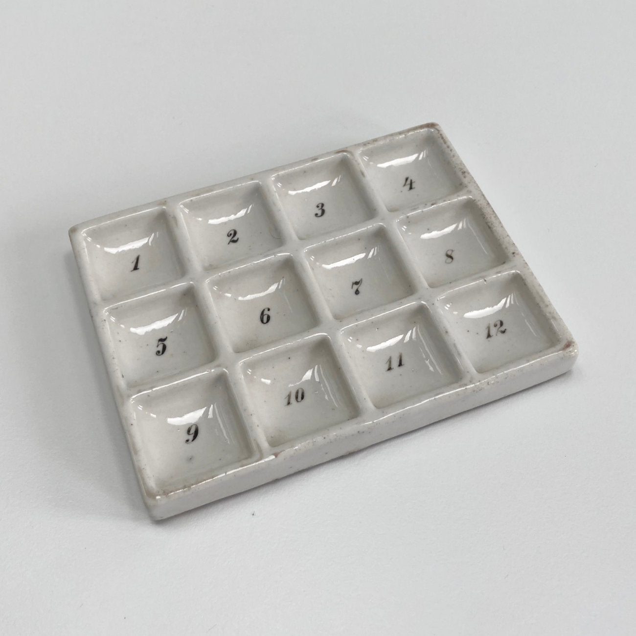 Mid Victorian Porcelain Laboratory Sample Tray by Haldenwanger Berlin ...