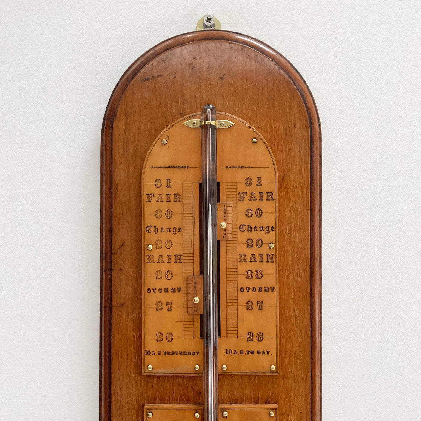 Rare Early Victorian Stick Barometer Weather Station by S&B Solomons of ...