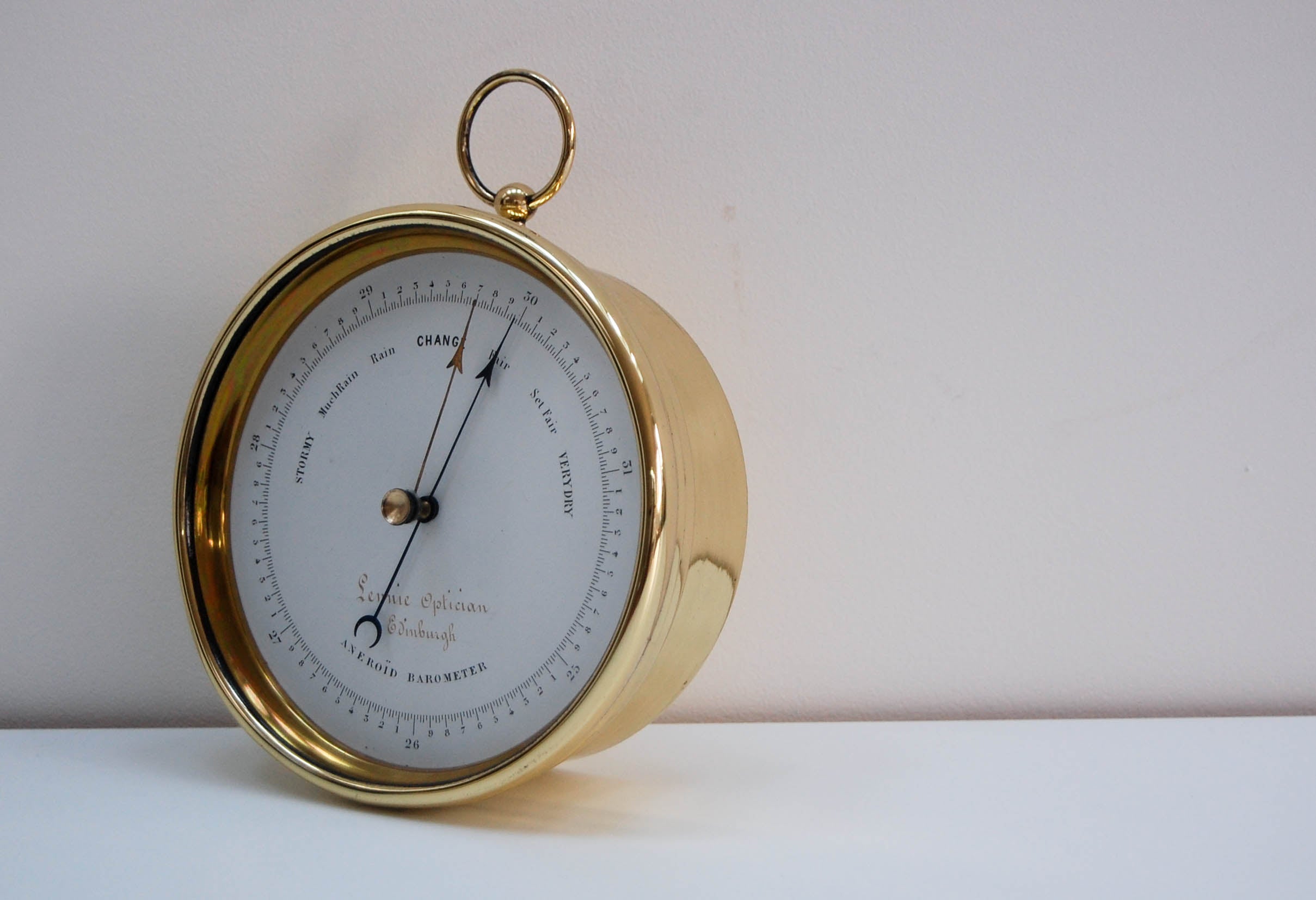 Mid-Victorian Aneroid Barometer by Dubois & Casse for Lennie Opticians ...