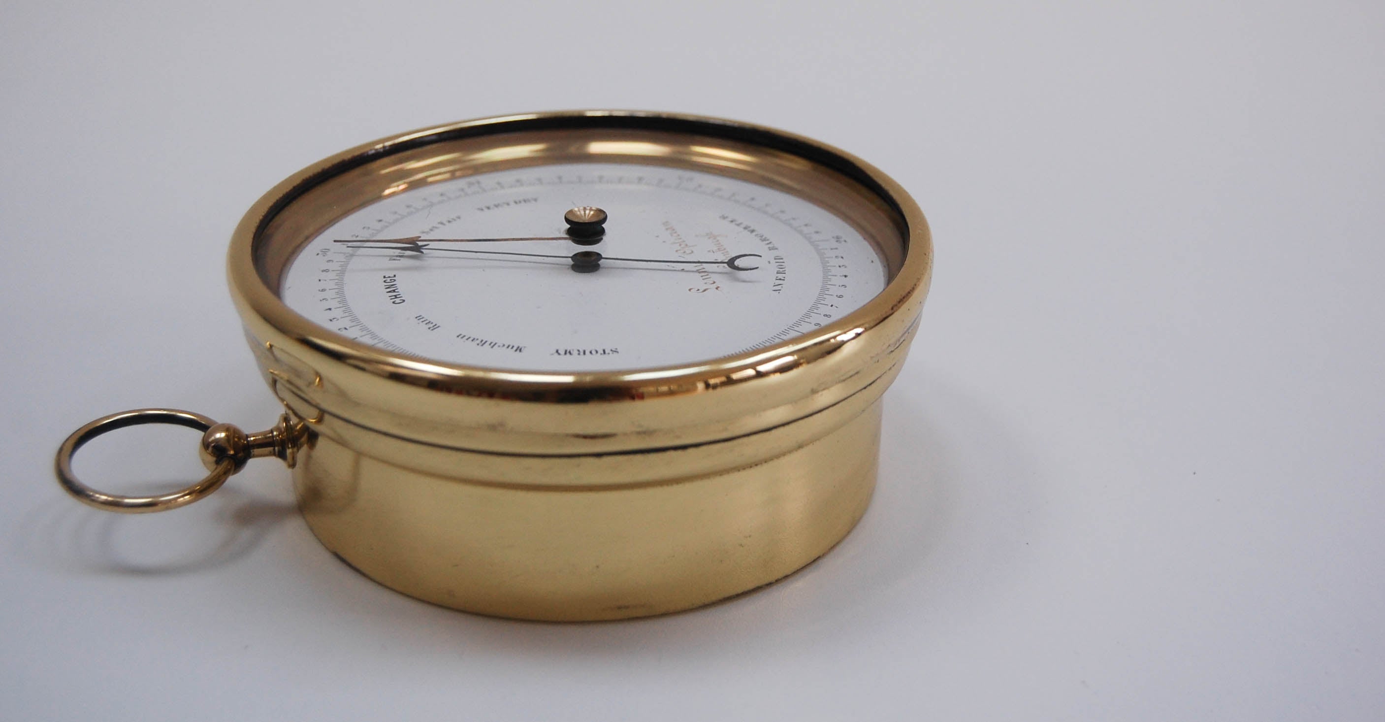 Mid-Victorian Aneroid Barometer by Dubois & Casse for Lennie Opticians ...