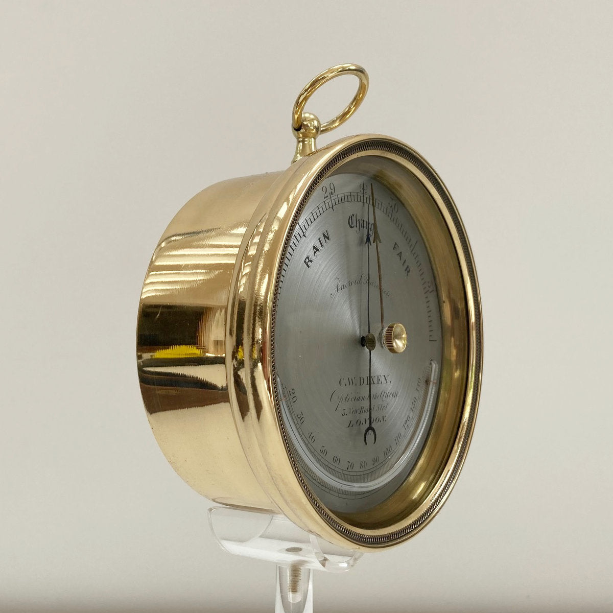 Early Victorian Oak Cased Desk Barometer by CW Dixey London – Jason ...