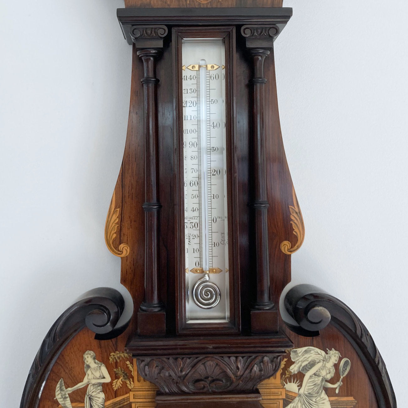Exhibition Quality Aneroid Wheel Barometer by TB Winter & Son of ...
