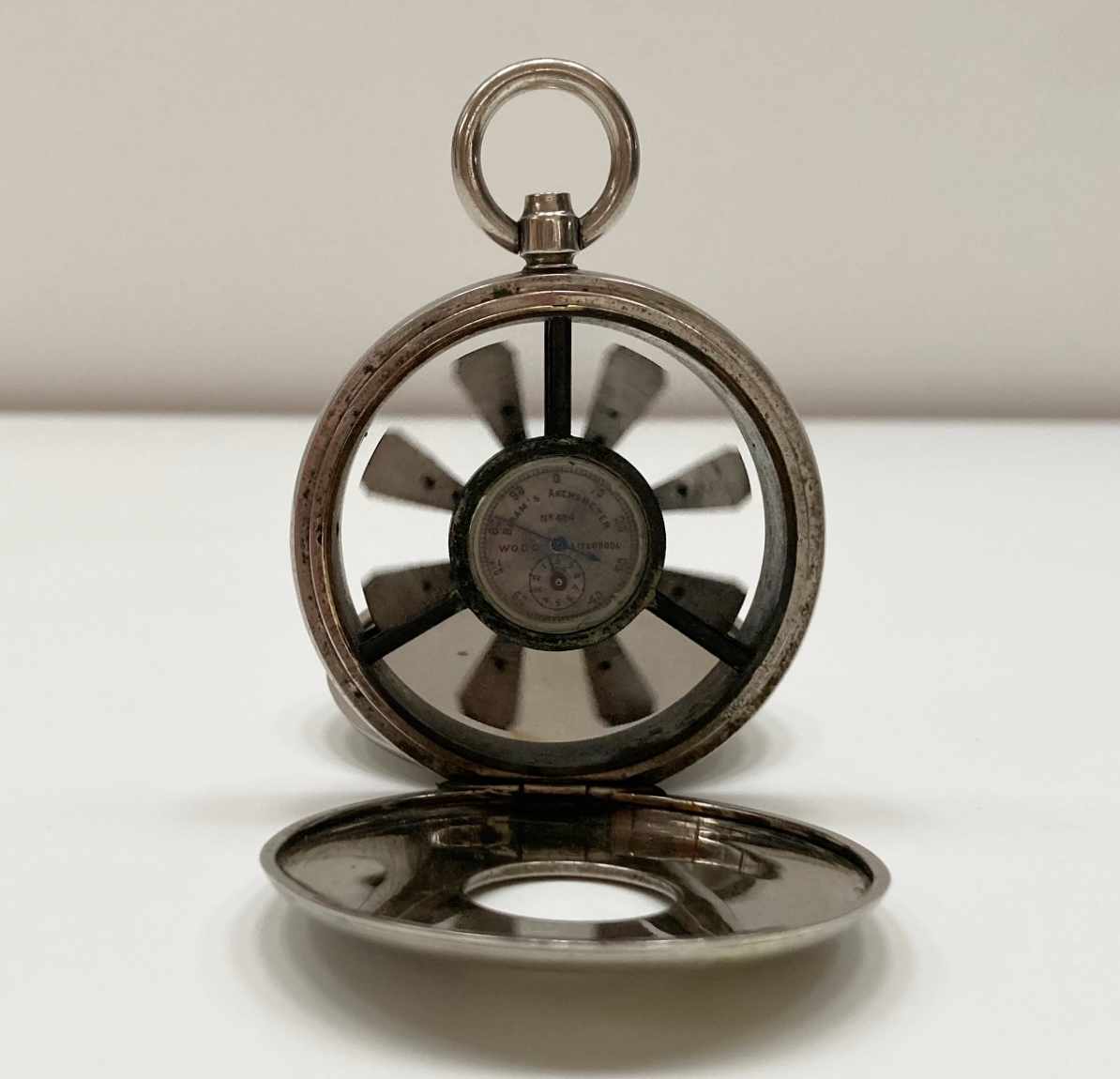 Victorian Miniature Pocket Watch Biram's Anemometer by Wood of ...