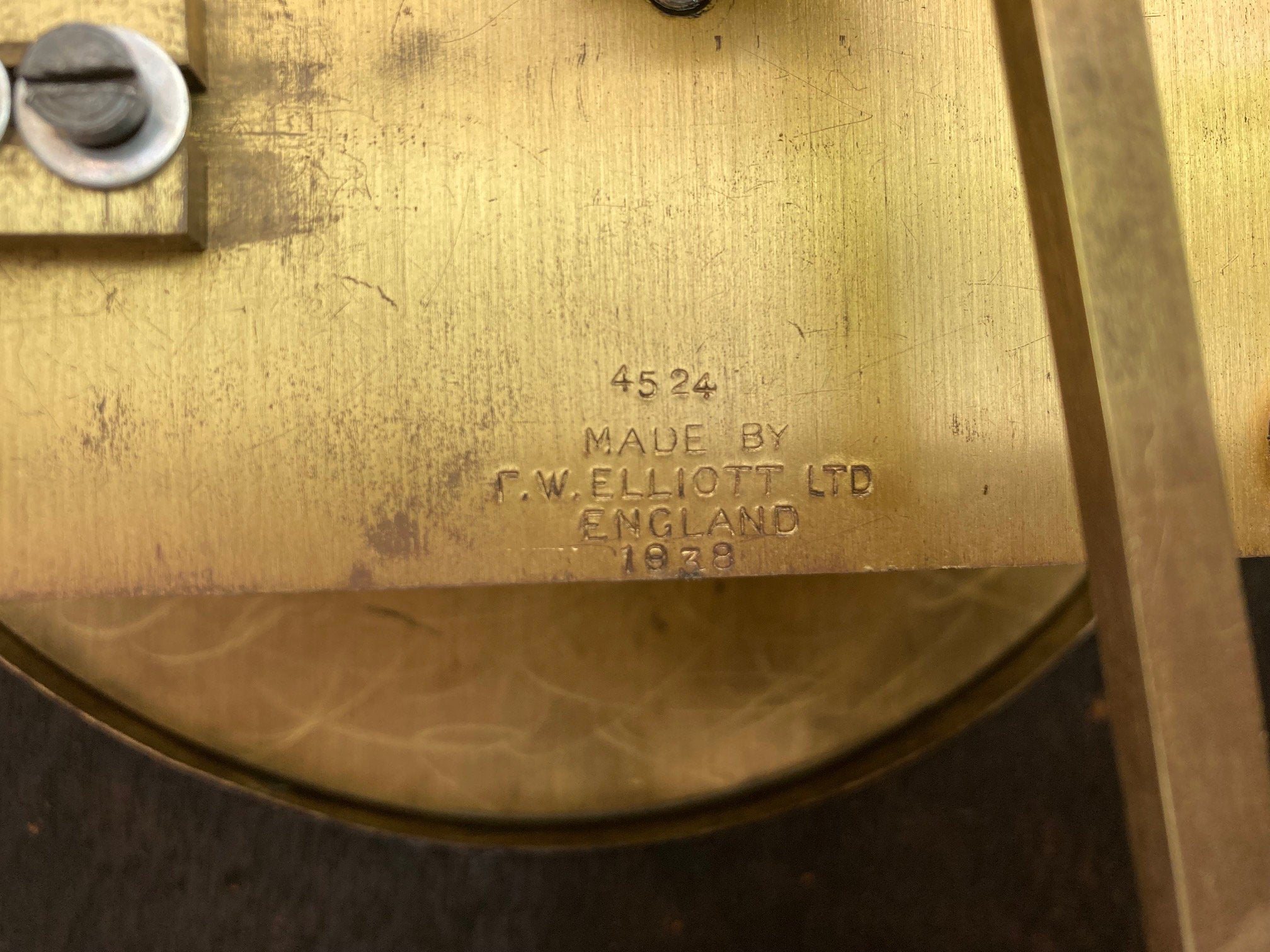 World War 2 RAF Officers Mess Mantle clock by FW Elliott & Sons – Jason ...