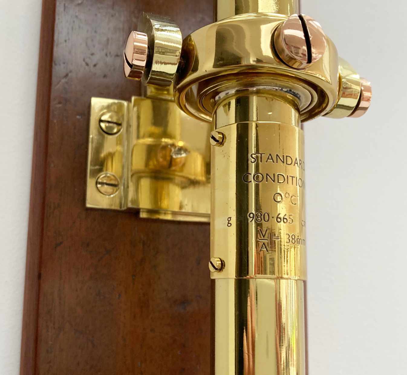 Mid Twentieth Century Met Office Kew Pattern Marine Barometer by Heath ...