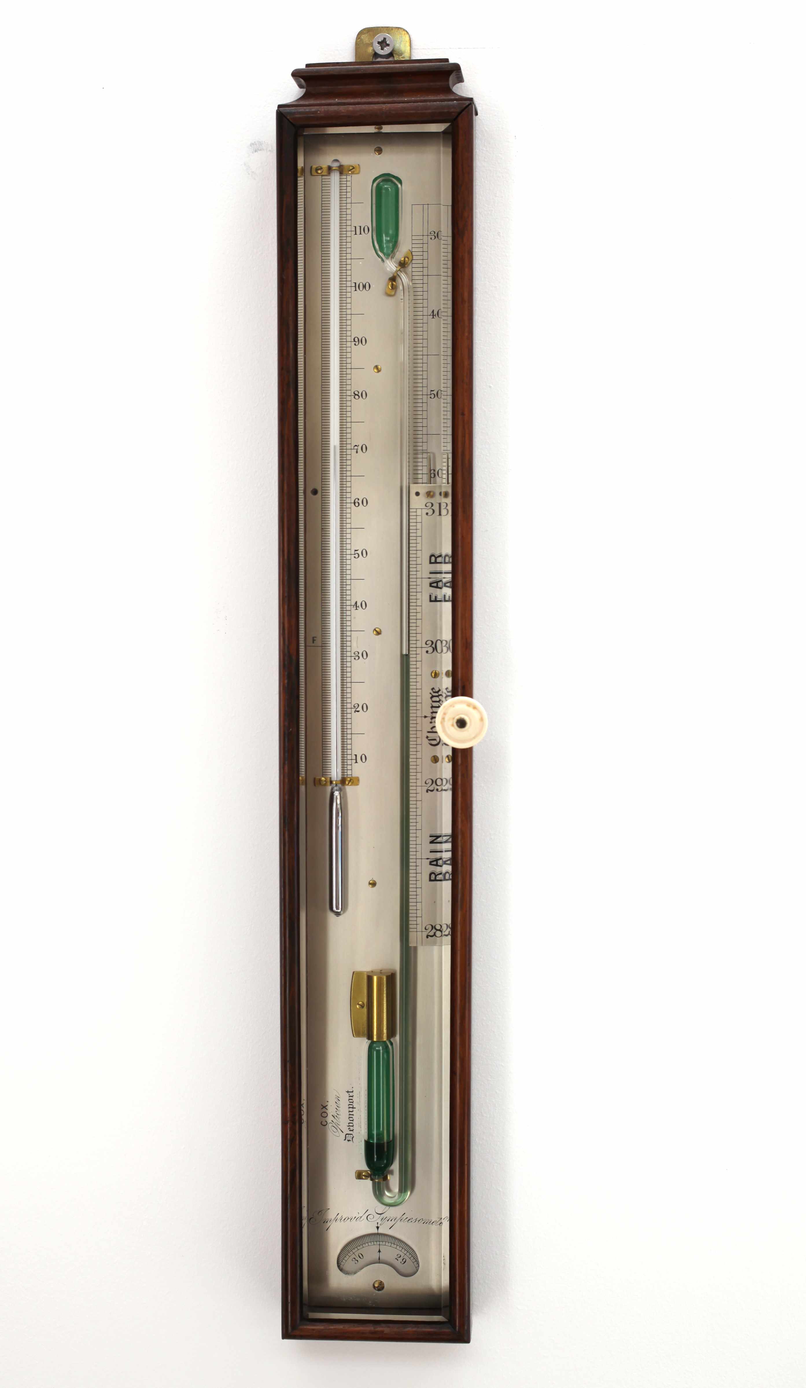 Early Victorian Sympiesometer by Cox of Devonport – Jason Clarke Antiques