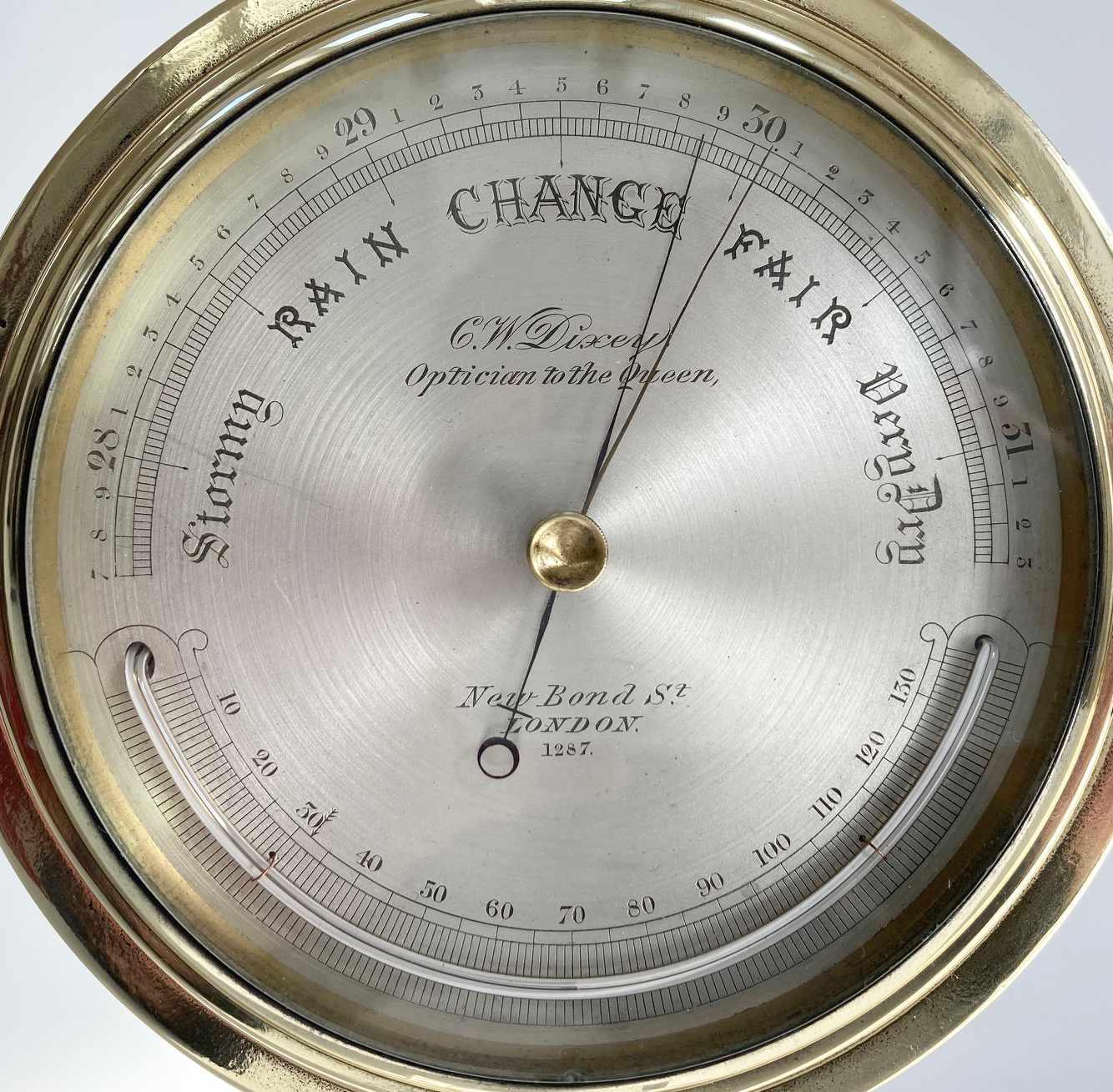 Victorian Aneroid Barometer by CW Dixey of Bond Street London – Jason ...