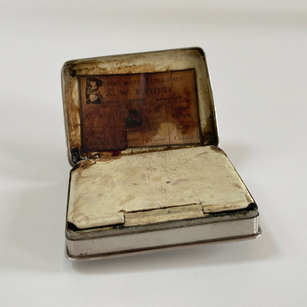 Mid Victorian Miniature Water Colour Paint Box by AW Faber, Germany ...