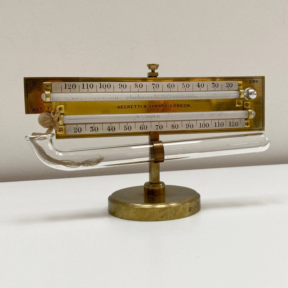 Victorian Mason's Hygrometer on Stand by Negretti & Zambra of London ...