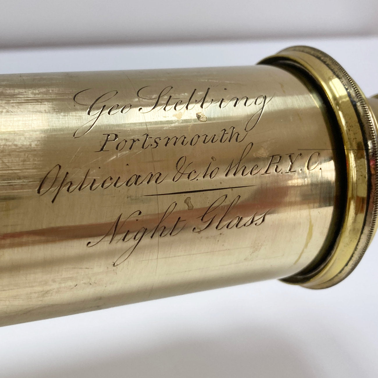 George IV Marine Night Glass Telescope by George Stebbing Optician to ...