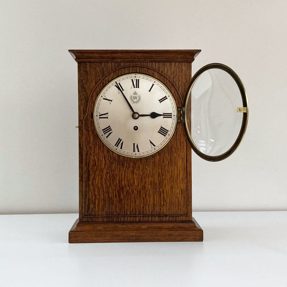 World War 2 RAF Sergeants Mess Fusee Mantle Clock by Stockall, Marples ...
