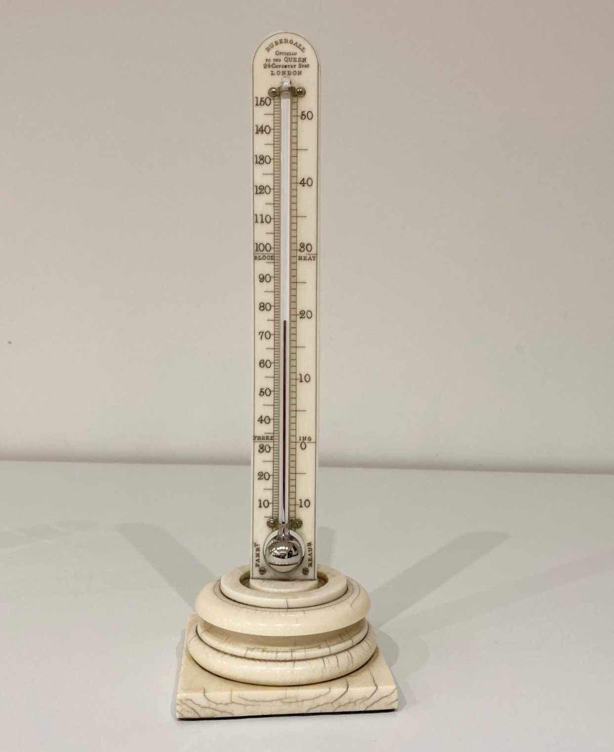 Early Victorian Desk Thermometer by Thomas Rubergall London – Jason ...